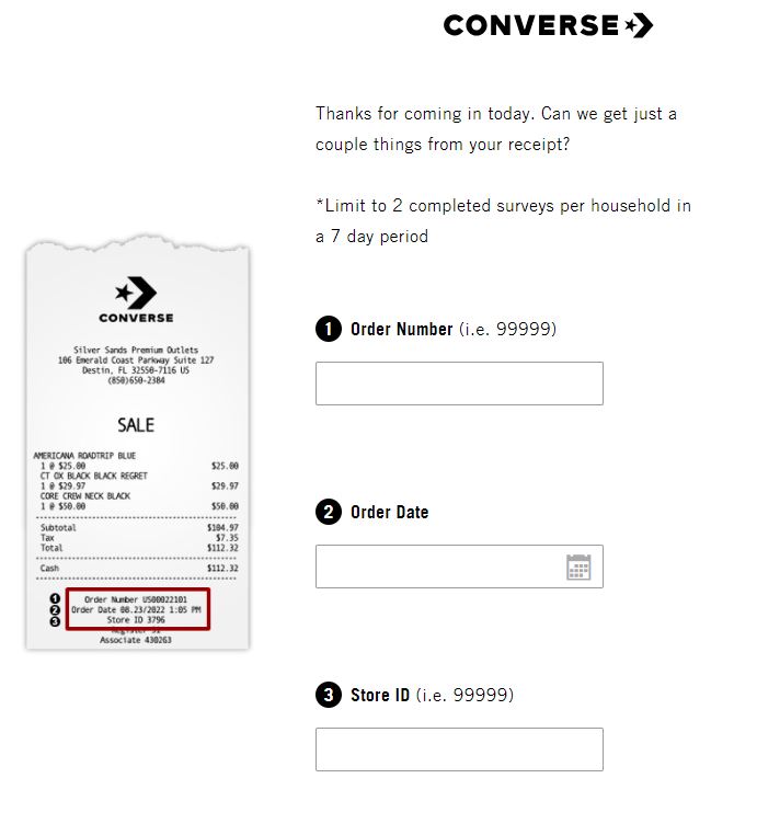 Myconversevisit - Converse Customer Satisfaction Survey 2024